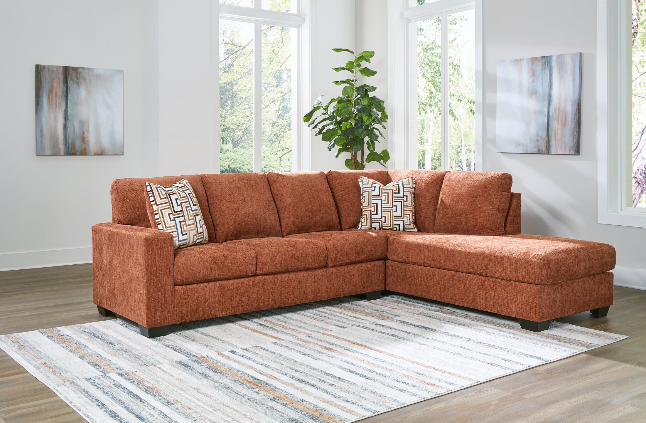 Aviemore 2-Piece Sectional with Chaise – Furniture Warehouse IL